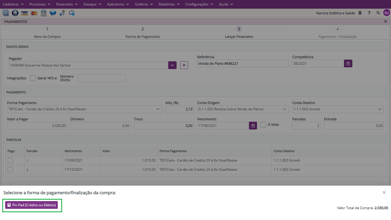 TEF - Multiplus Card com Belle Software - Central de Ajuda Belle Software